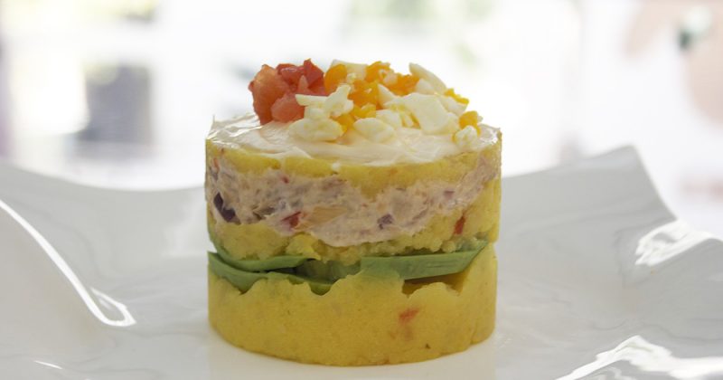 Peruvian Causa Rellena (Layered Potato Salad)