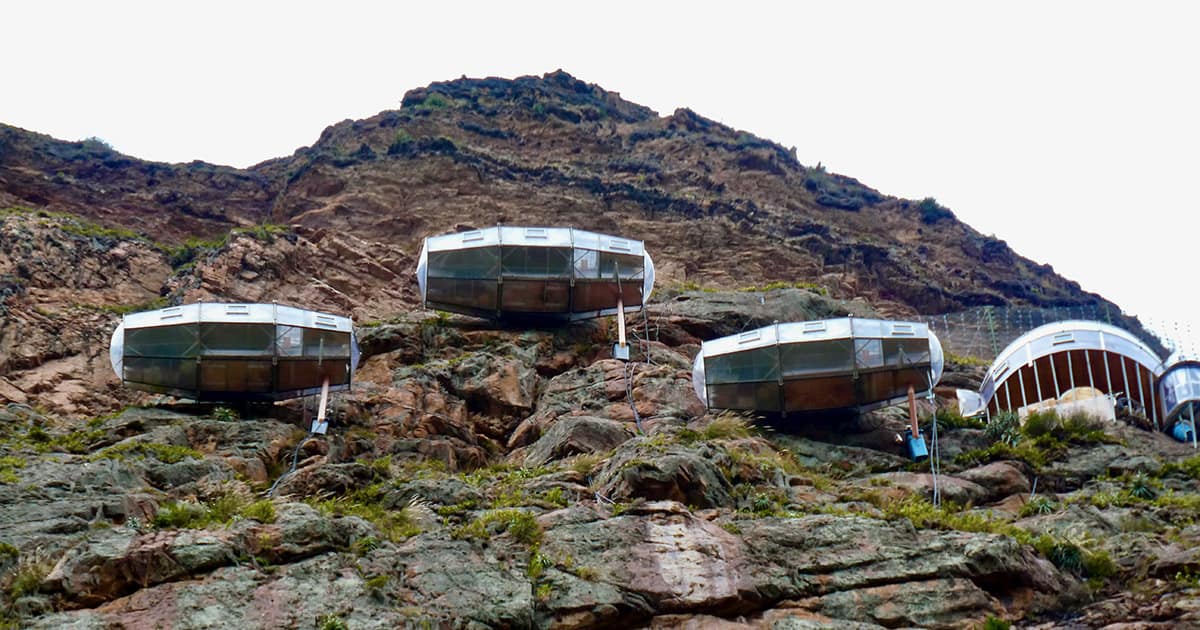 Skylodge Adventure Suites: A Unique Cliffside Pod Hotel